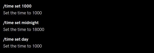 How to change the time in Minecraft | Minehost.io